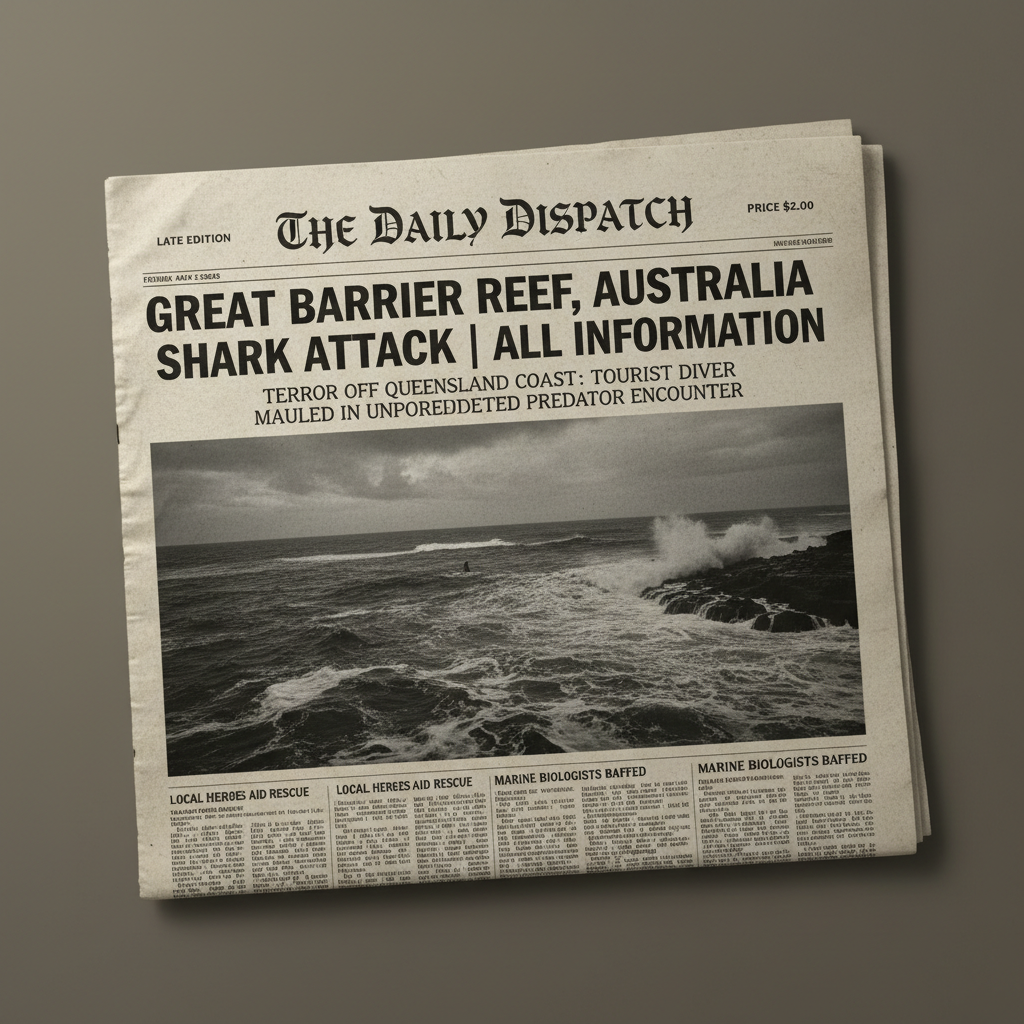 Great Barrier Reef, Australia Shark Attack - May 24, 2026 | All Information | SafeWaters.ai